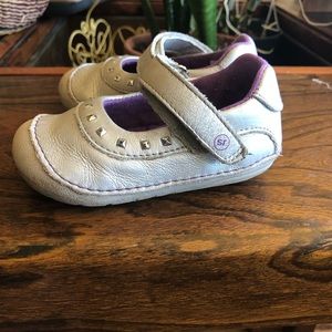Stride Rite | Shoes | Stride Rite Silver Mary Jane Shoes | Poshmark